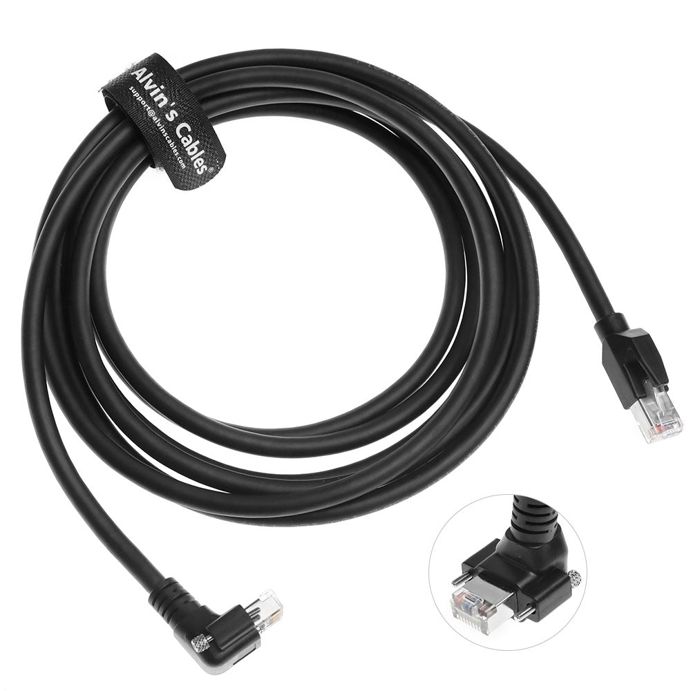 Alvin's Cables GigE Vision Cable Vertical RJ45 Screw Lock Industrial E ...