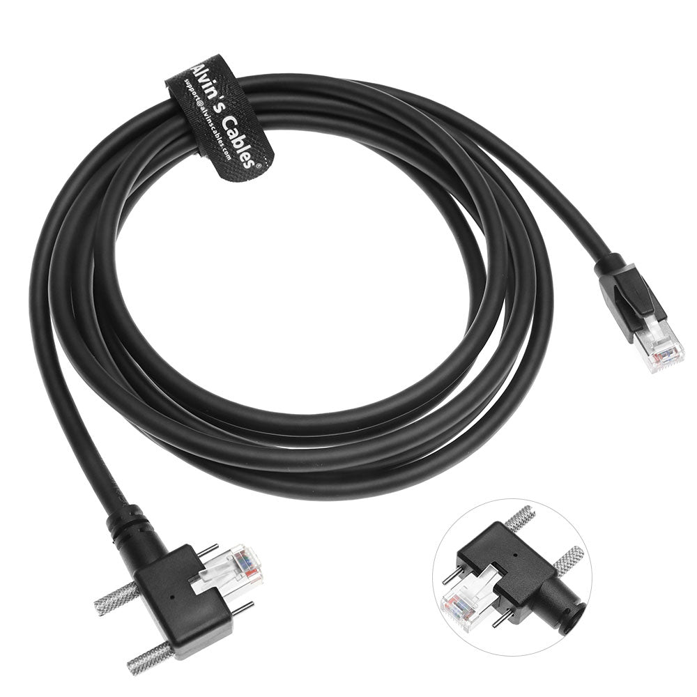 Alvin's Cables GigE Vision Cable Vertical RJ45 Screw Lock Industrial E ...