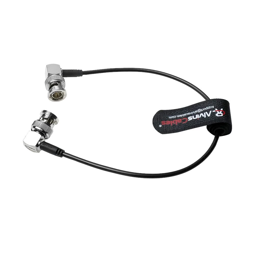 Alvin's Cables SDI Cable, 30CM|1ft Right Angle to Right Angle Ultra-Th ...