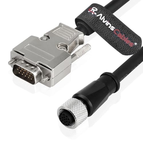 Alvin's Cables M12 A-Code 12 Pin Female to DB15 Power Trigger Data Cab ...