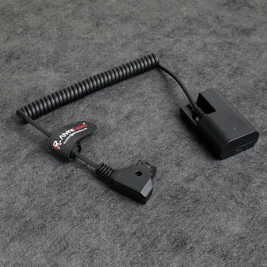 Alvin's Cables D-tap to LP-E6P Dummy Battery Power Coiled Cable for Ca ...