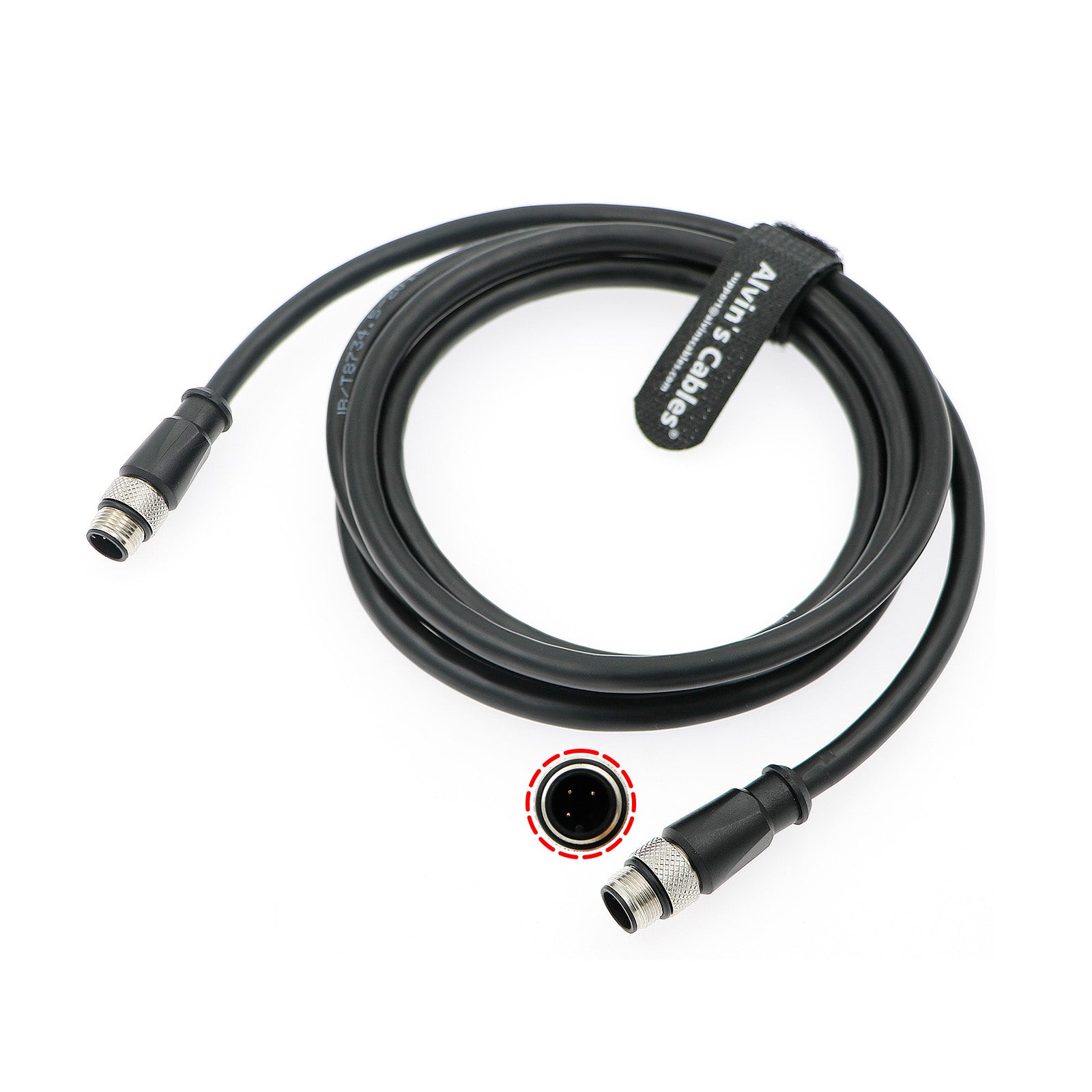 Alvin's Cables M12 A-Code 3 Pin Male to 3 Pin Male Sensor Actuator Cab ...