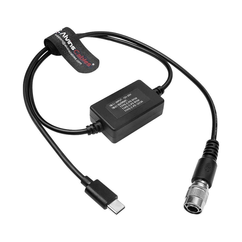 Alvin's Cables Hirose 4 Pin to Type-C Power Cable for Canon R5C, for S ...