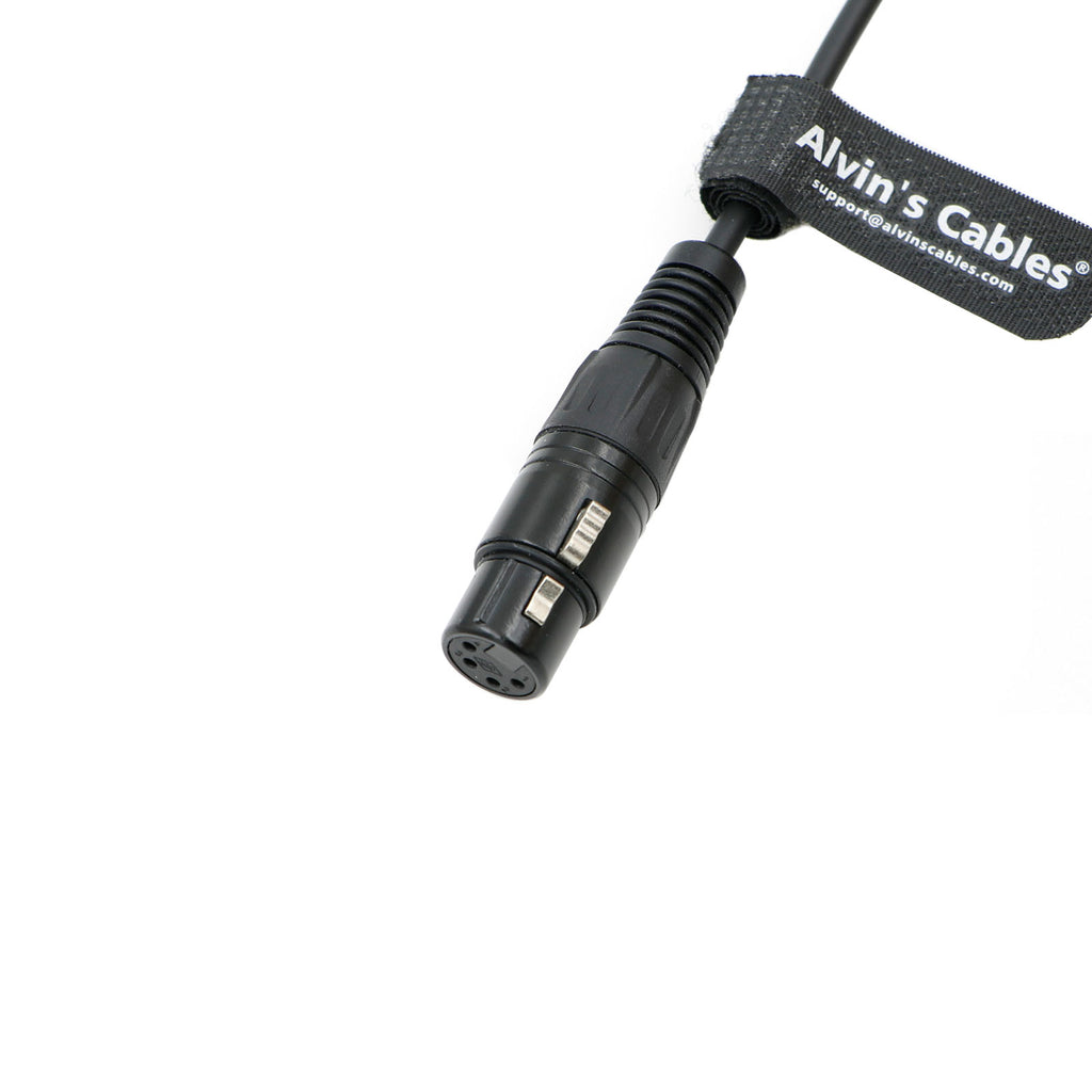 Alvin's Cables XLR 4 Pin Male to XLR 4 Pin Female Power Cable for Sony ...