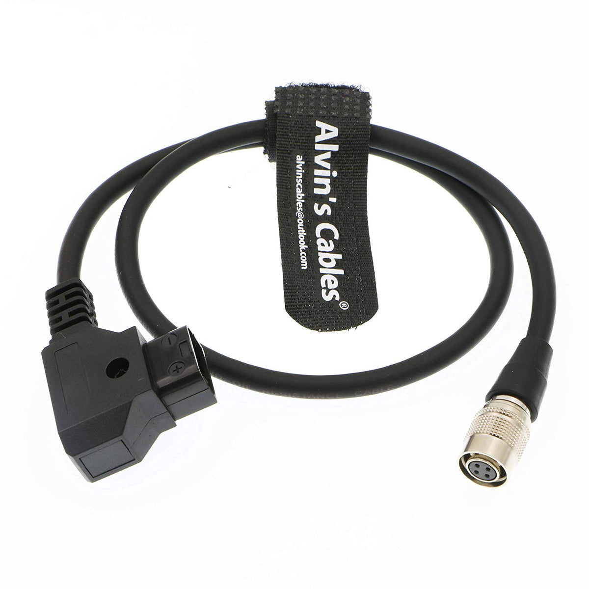 Alvin's Cables 4 Pin Hirose Female to D Tap Power Cable for SmallHD AC