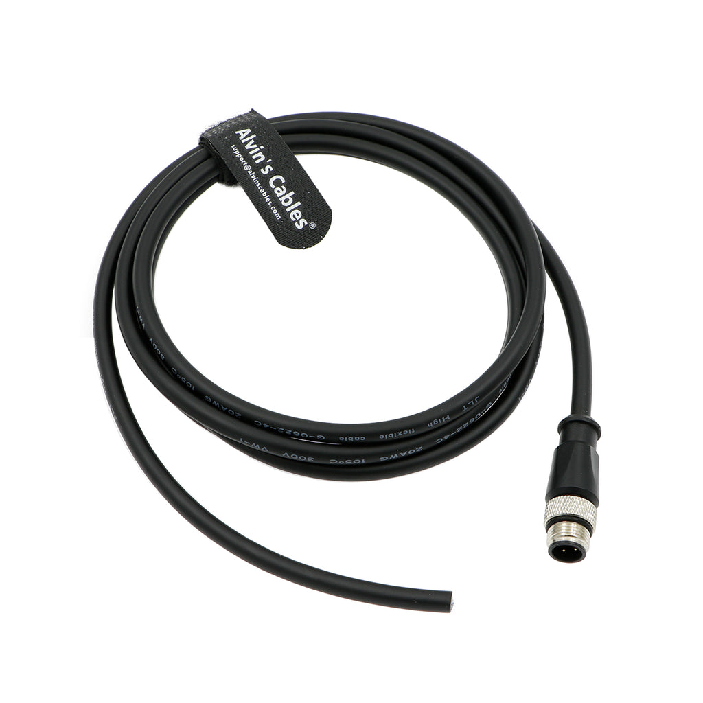 Alvin's Cables M12 Sensor Cable M12 A Code 4 Pin Male Aviation Connect ...