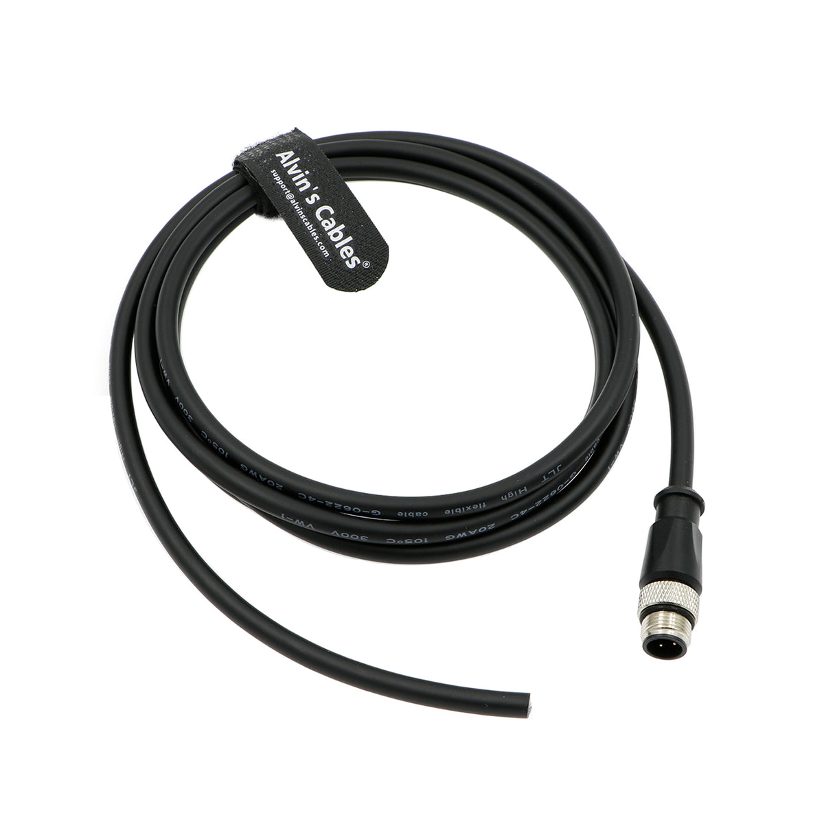 Alvin's Cables M12 Sensor Cable M12 A Code 4 Pin Male Aviation Connect
