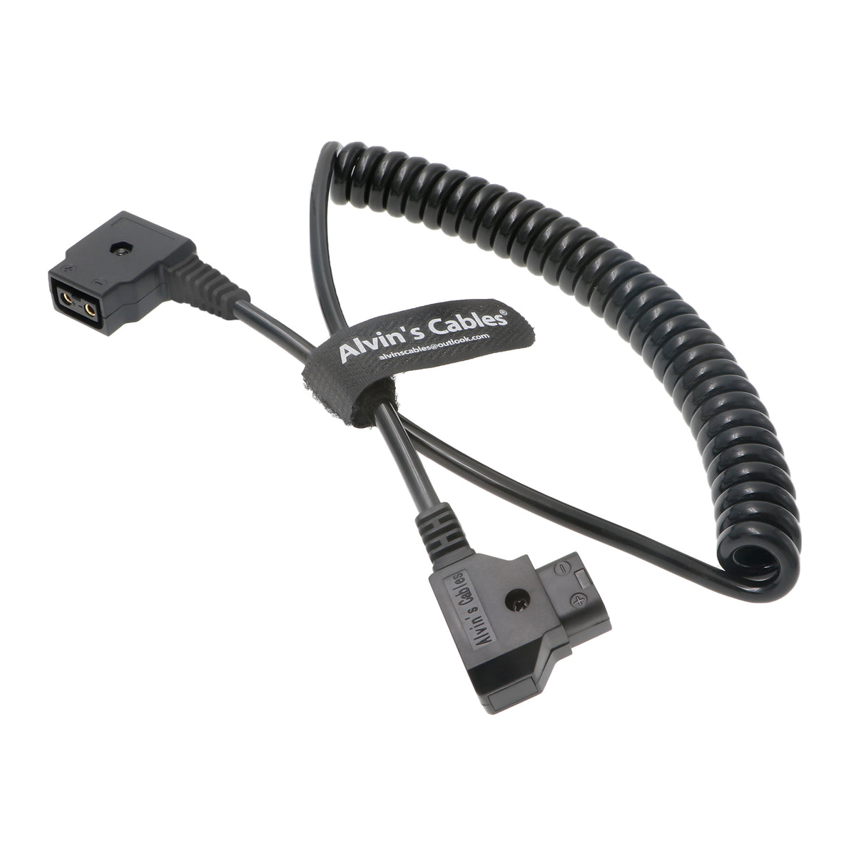 Alvin's Cables D-Tap Male to Dtap Female Coiled Extension Cable for DS
