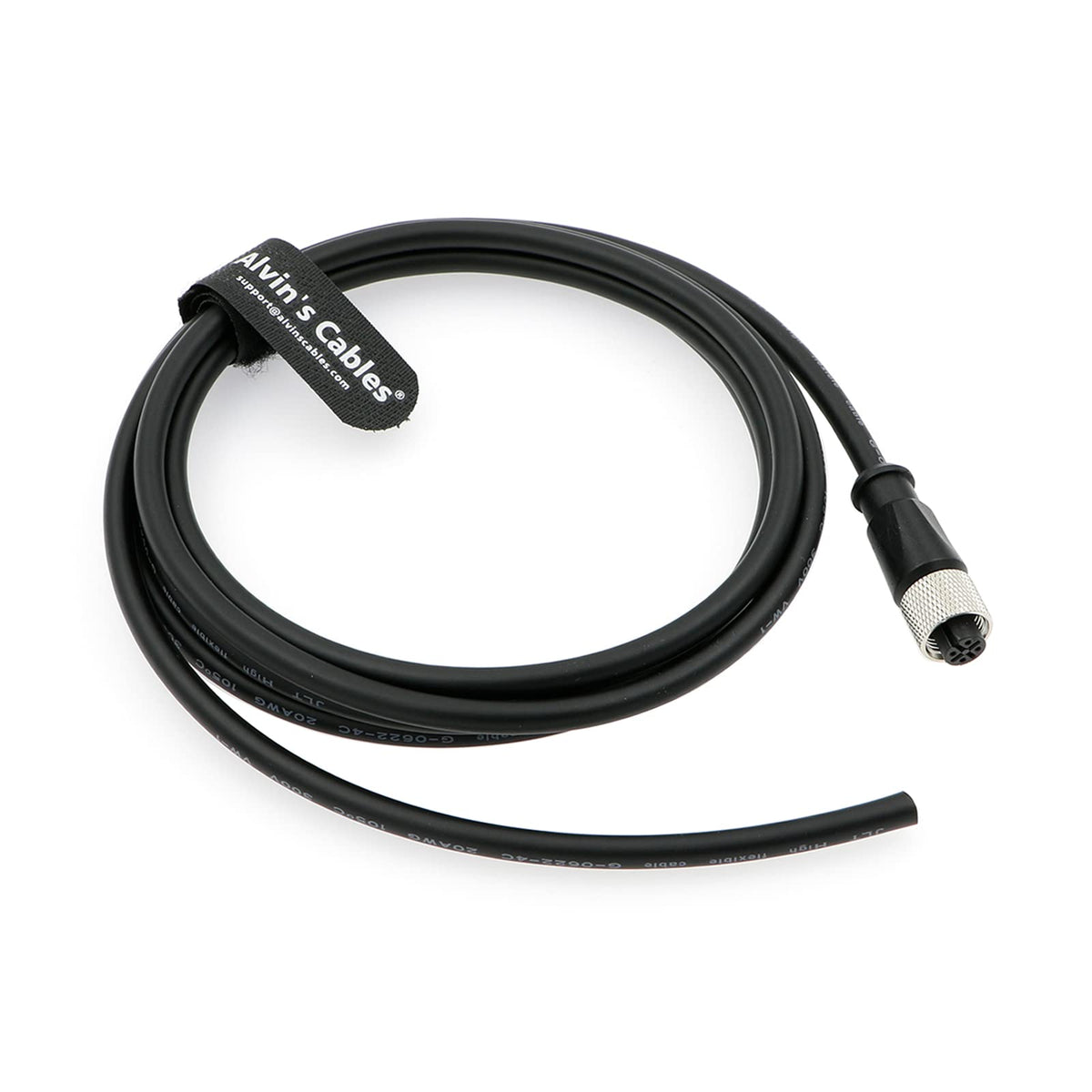 Ethernet Cable M12 A-Code 4 Pin Female Aviation Connector Electrical C