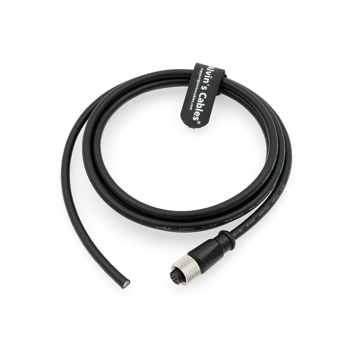 Ethernet Cable M12 A-Code 4 Pin Female Aviation Connector Electrical C